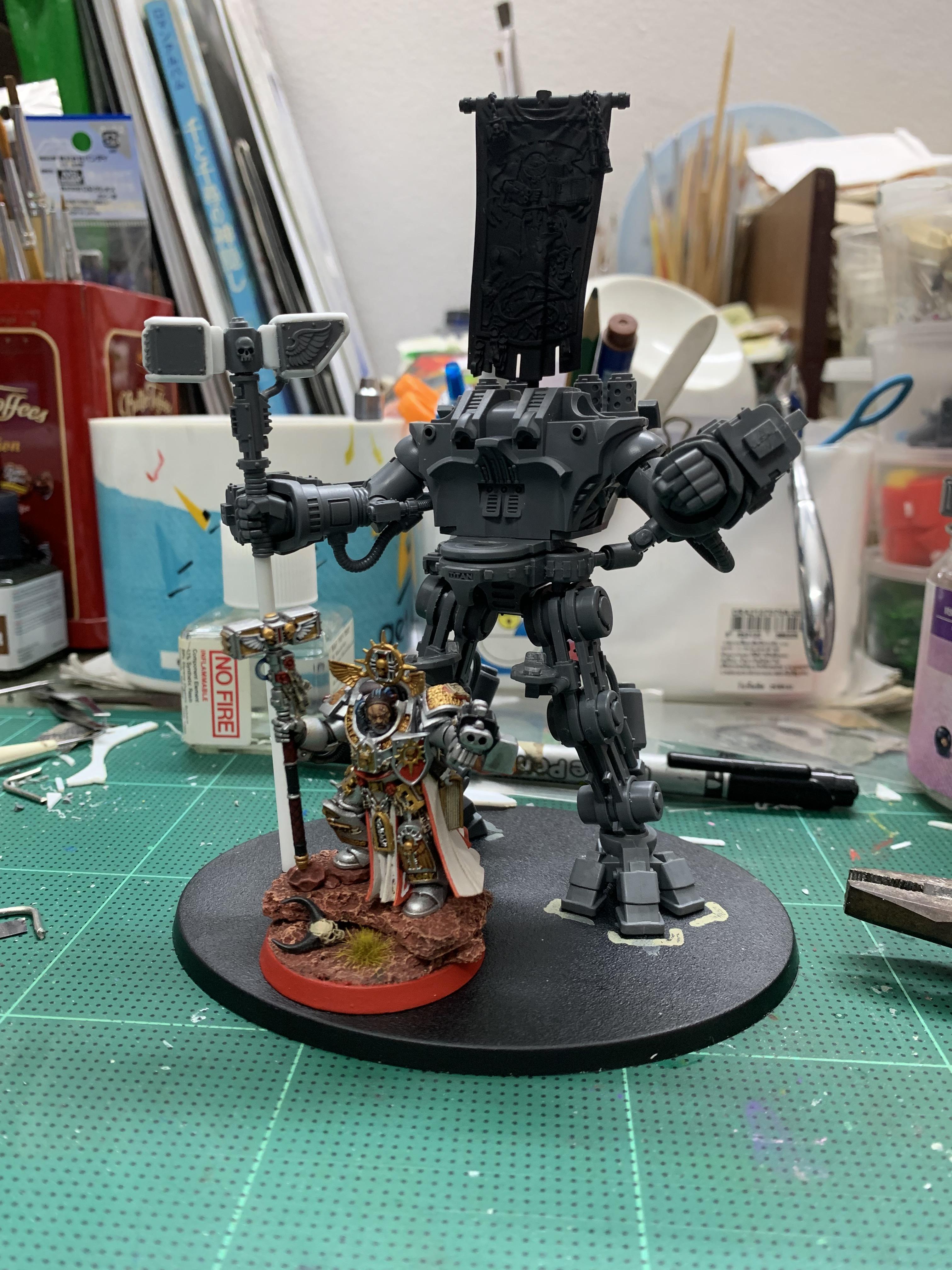 Dreadknight, Grand Master, Grey Knights, Modify, Voldus, Work In Progress - Grey Knights Grand ...